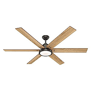 Hunter Fan Company 59397 Warrant Ceiling Fan, Noble Bronze Finish