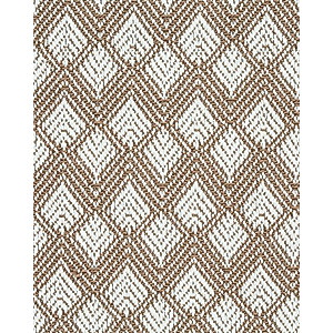 Placemats Set of 4, Woven Cloth Placemat Set, 14x19 in, Tan Boho Place Mats for Kitchen or Dining Table, Washable Cotton Table Mats