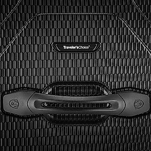 Traveler's Choice Maxporter II 30" Hardside Spinner Trunk Luggage, Expandable, Black