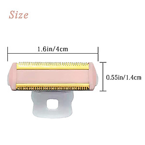 6PCS Women Shaver Replacement Heads for Finishing Touch Flawless Body Rechargeable Ladies Shaver Hair Remover Heads (Pack of 6)