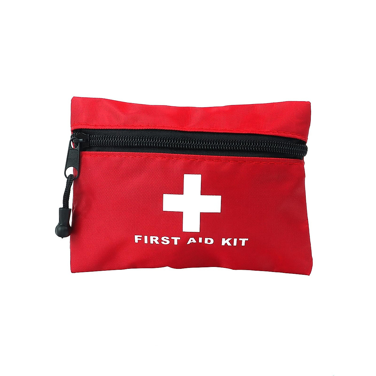 PAXLAMB Red First Aid Bag Empty First Aid Kit Empty Waterproof First Aid Pouch Small Mini for First Aid Kits Pack Emergency Hiking Backpacking Camping Travel Car Cycling (Red, 6x4.3Inch)