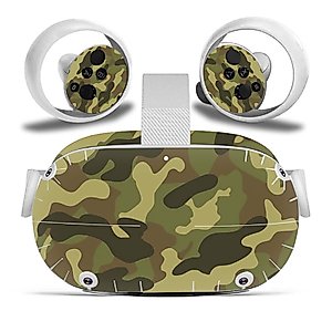 Vinyl Decal Skin for Oculus Quest 2 VR Headset and Controllers, Sticker Decorate Protective Accessories - Four Types (Color : 4)