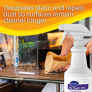 Diversey Lite Touch Crt And Plexiglas Cleaner, 32 Oz Spray Bottle, 12/carton