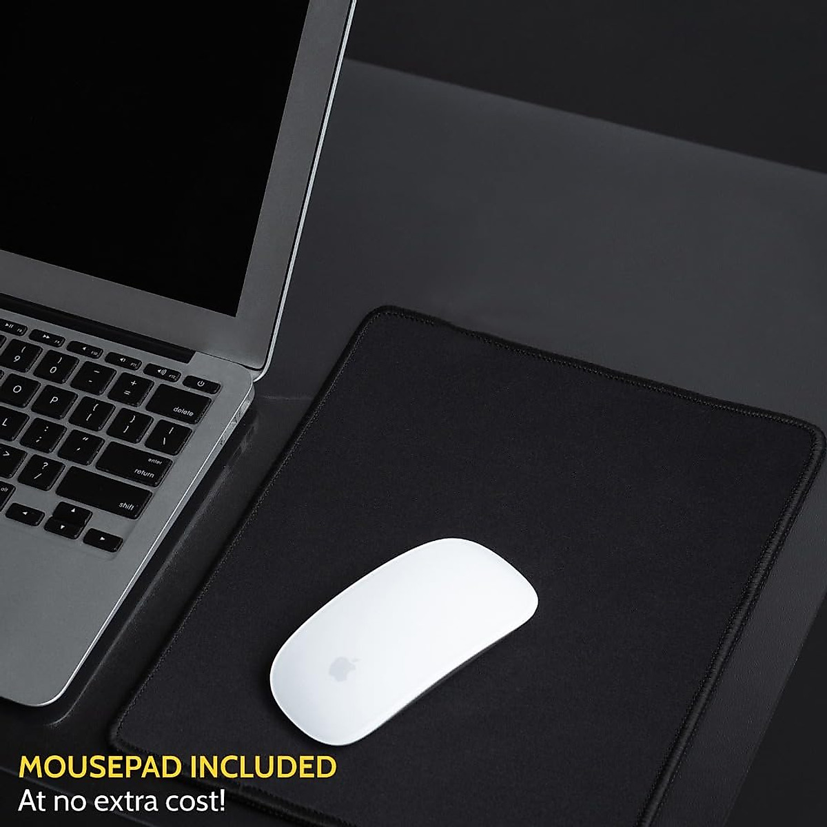 Awnour Clear Desk Mat, 34x17 inches, Clear Table Protector, Desk Protector Mat Clear, Desk Mats on Top of Desks, Clear Desk Protector, Transparent Desk Writing Mat with Mouse Pad for office & home