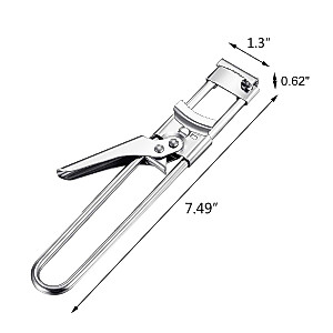 Fullofcarts Jar Opener - Adjustable Multifunctional Stainless Steel Can Opener Jar Lid Gripper - Jar Opener for Weak Hands, Senior Arthritis (1Pcs)
