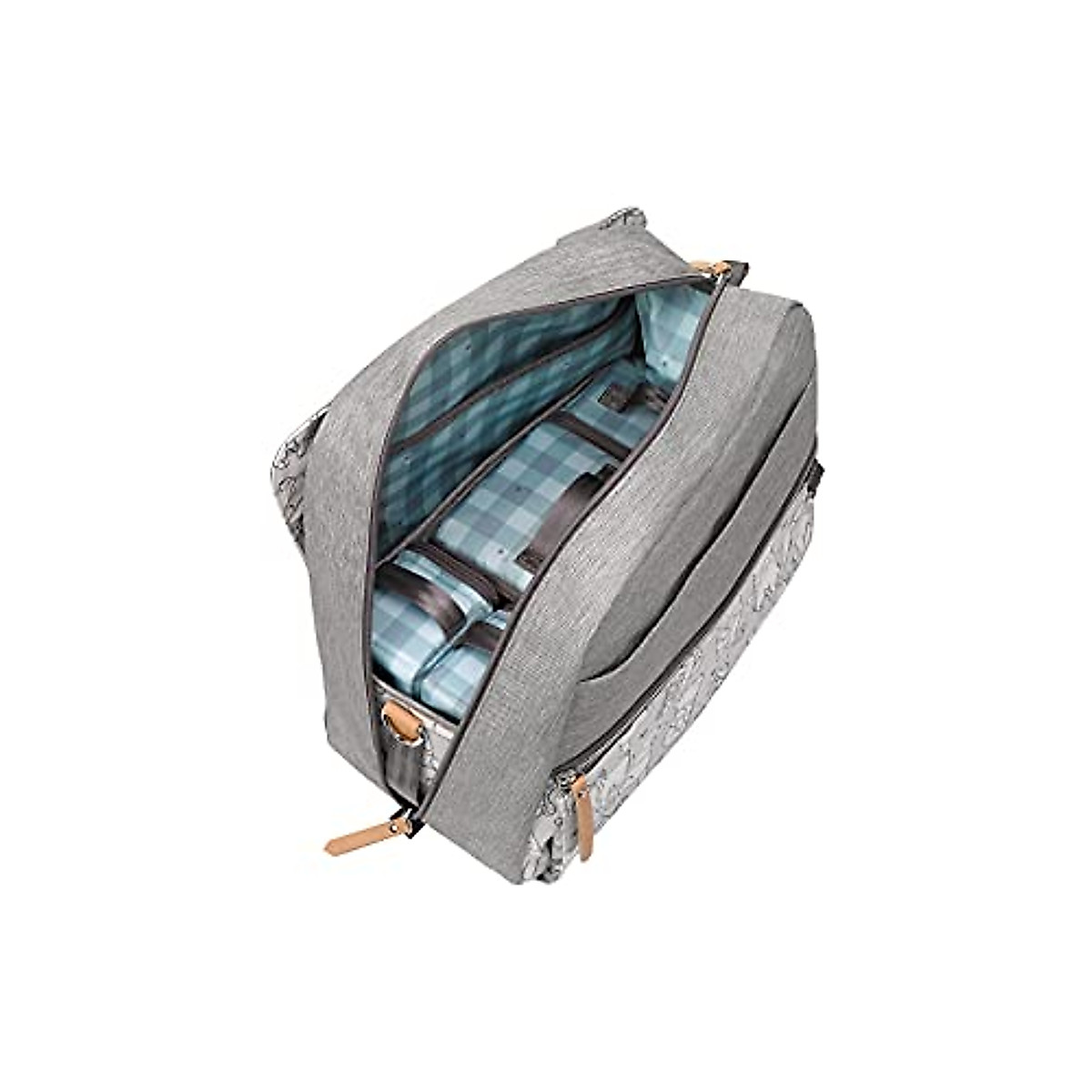 Petunia Pickle Bottom Meta Backpack, Diaper Bag for Parents, Stylish Organizer, Spacious and Sleek, On-The-Go Moms and Dads, Disney's Playful Pooh