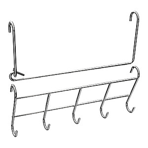 Onlyfire Chef Paper Towel Holder for Kitchen/Grills, Hook Rack for Camp Chef Stove, Side Shelves Utensils Hanging Kit