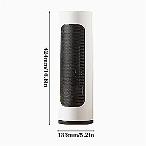 Outdoor Garden Heater 2000W Indoor Space Heater, 60° Oscillating Electric Heater with Thermostat, Portable Heaters, PTC Ceramic Heater, 3 Modes, 12h Timer, Remote Control Patio Hea