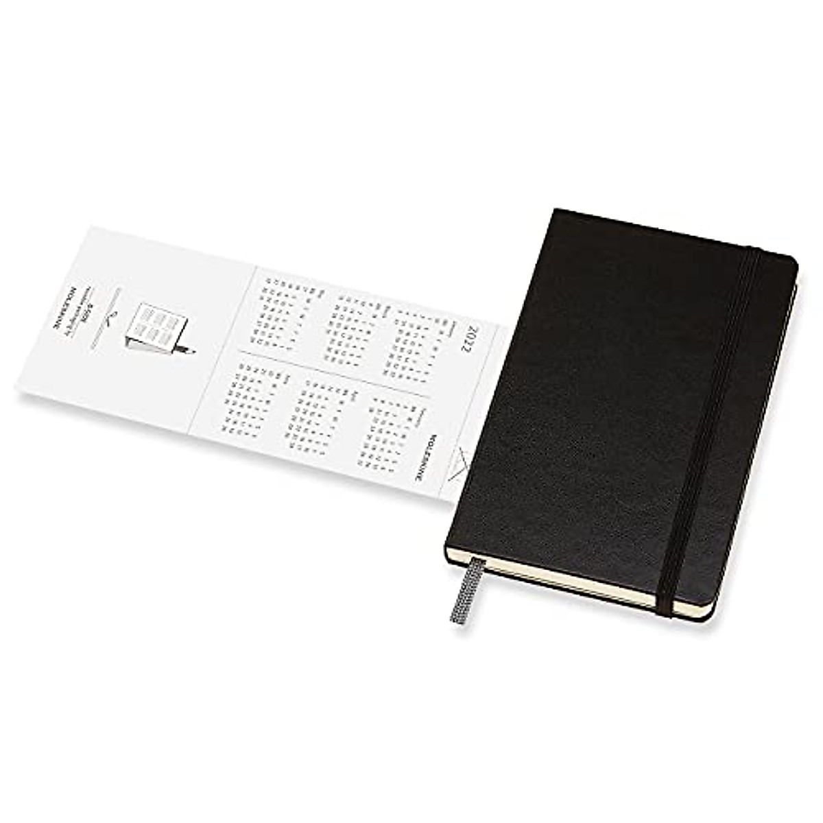 Moleskine Classic 18 Month 2021-2022 Weekly Planner, Hard Cover, Pocket (3.5" x 5.5"), Black