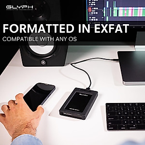 Glyph SecureDrive+ 2TB Professional Encrypted Rugged Mobile SSD with Bluetooth