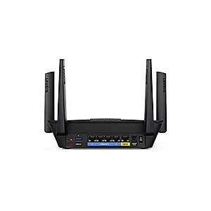 Linksys EA8300 Max-Stream: AC2200 Tri-Band Wi-Fi Router for Wireless Home Network, Uninterrupted Gaming and Streaming, MU-MIMO (Black)