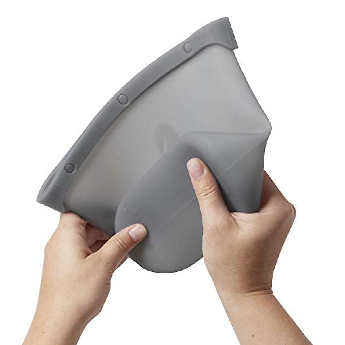 Silicone Steam Sanitizing Bag, Grey