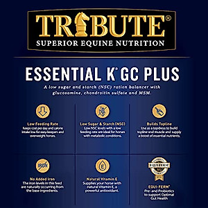 Tribute Essential K GC Plus for Horse, 50 lb