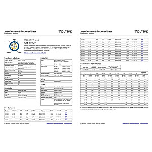 Voltive Cat6 Riser (CMR), 100ft, White - Solid Bare Copper Bulk Ethernet Cable - UTP - 600MHz - UL Certified & ETL Verified