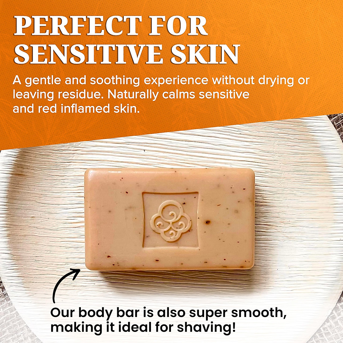 sibu Sea Buckthorn Soap, Cleansing Face & Body Bar with Citrus Scent (3-Pack) – Moisturizes Skin, Reduces Redness and Blemishes, and Calms Sensitive Skin
