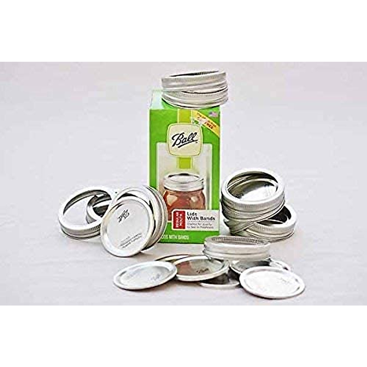 Ball Regular Mouth Lids and Bands (12-Pack)
