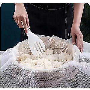 Fatty Cat Jumbo Large Plastic Rice Paddle Spatula Scoop, 11" Long, 1 pcs per case