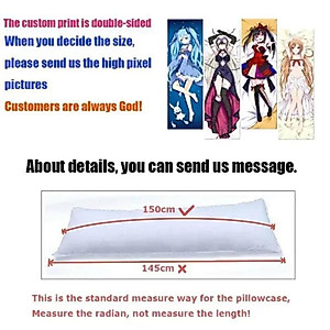 TANGYAN Fluttershy My Little Pony MLP Body Pillow Cover/Case with Zipper Closure Peach Skin 150 x 50cm(59in x 19.6in) Anime Fans Gift Home Room Decor