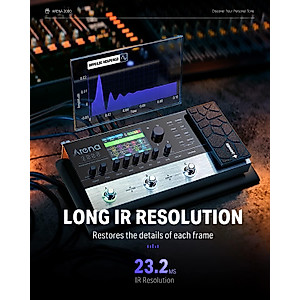 Donner Arena 2000 Guitar Multi-Effects Pedal with 278 Effects, 100 IRs, Looper, Drum Machine, Amp Modeling, XLR and MIDI Support