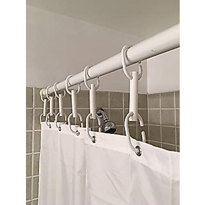 StayDry Systems Extra Long Shower Rings (Institute) (6.0)