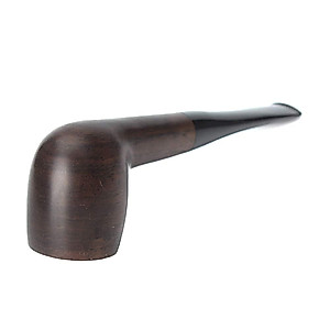 MUXIANG Ebony Tobacco Handmade Pipe Straight Stems with 10 Pipe Accessories AC0007