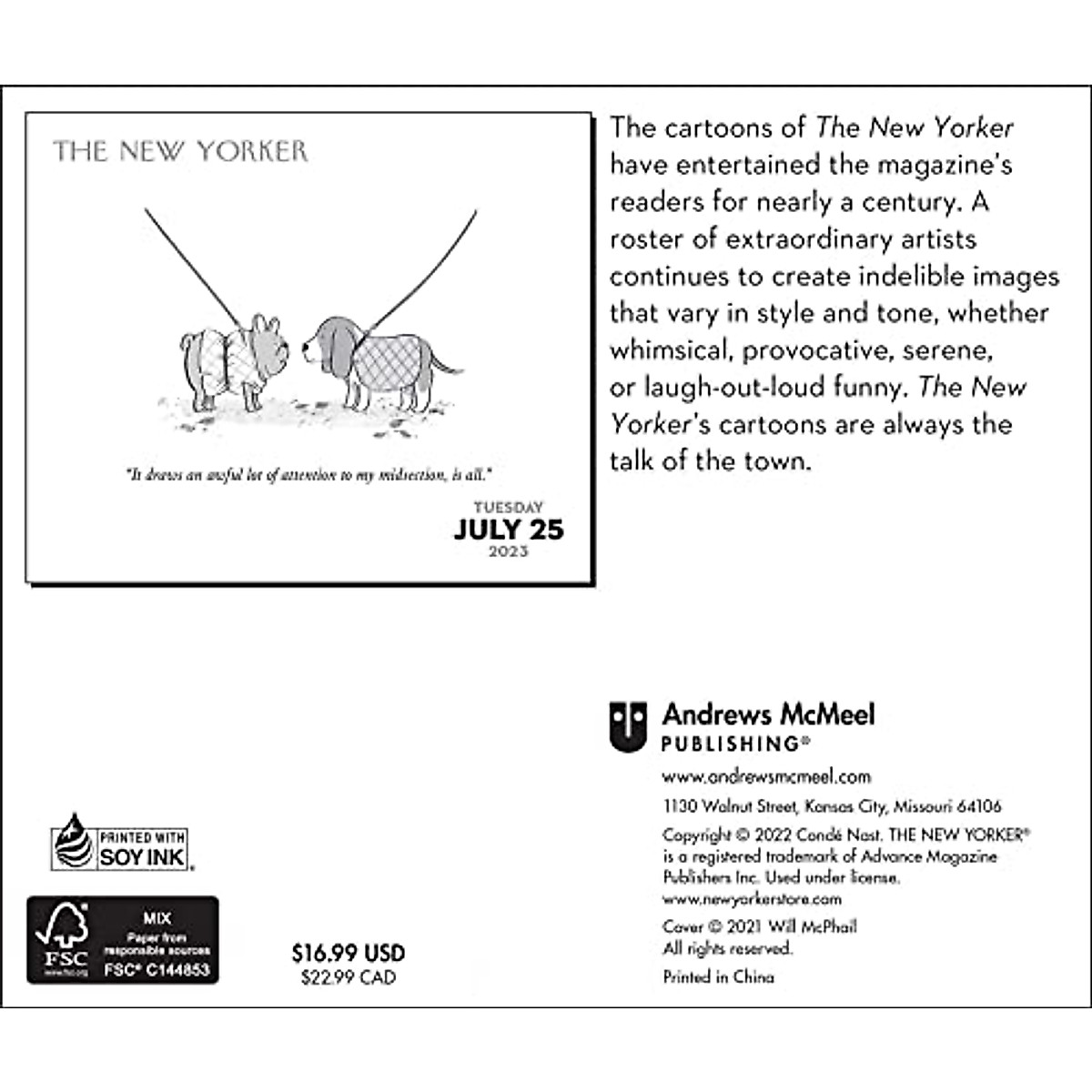 Cartoons from The New Yorker 2023 Day-to-Day Calendar