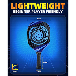 SXhyf Pickleball Set with Net Paddles of 4 Beginner Racquets Set, Fun Racquet Sport Include Wood & Balls 1 Carry Bag, Gifts for Men Women