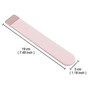 Spessn Compatible for Pencil Holder Sticker, Elastic Lycra Stylus Pocket iPad Screen Pen Protective Pouch Adhesive Sleeve for Pencil - Rose Gold