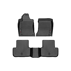 WeatherTech Custom Fit FloorLiners for Infiniti QX30-1st & 2nd Row (44974-1-2), Black