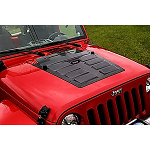 Rugged Ridge | Hood Vent Insert, Primer | 17759.11 | Fits 2007-2018 Jeep Wrangler JK
