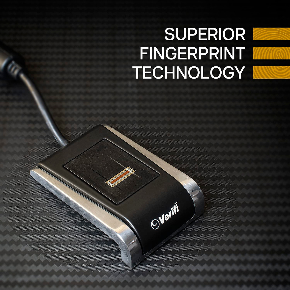 Verifi P2000 Desktop USB Fingerprint Reader - Windows Hello, Windows Password Free Operation