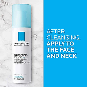 La Roche-Posay Hydraphase Intense UV Face Moisturizer SPF 20 with Hyaluronic Acid, Daily Moisturizer with SPF, Safe for Sensitive Skin, 1.69 Fl Oz