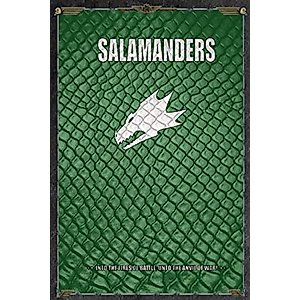 Salamanders Into the fires of Battle; Unto the Anvil of War!: Warhammer 40k, Battle Tracker Notebook Gift Idea