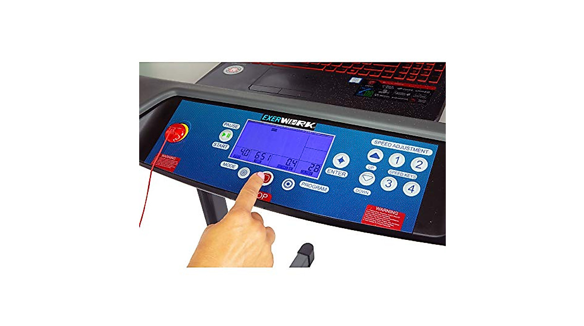 Exerpeutic 5000 Desk Treadmill - Adjustable Height & 325 lbs Capacity