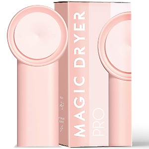 Lyon lash Portable USB Rechargeable Bladeless Mini Fan/Air Conditioning Blower/Handheld Cooling Dryer, Essential Eyelash Extension Supplies (Pink)