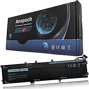 Anepoch 4K1VM Laptop Battery Replacement for Dell G7 17 7700 Series Notebook W62W6 0W62W6 9TM7D 09TM7D XYCW0 0XYCW0 V0GMT NCC3D 0NCC3D NYD3W 0NYD3W 11.4V 8070mAh 97Wh