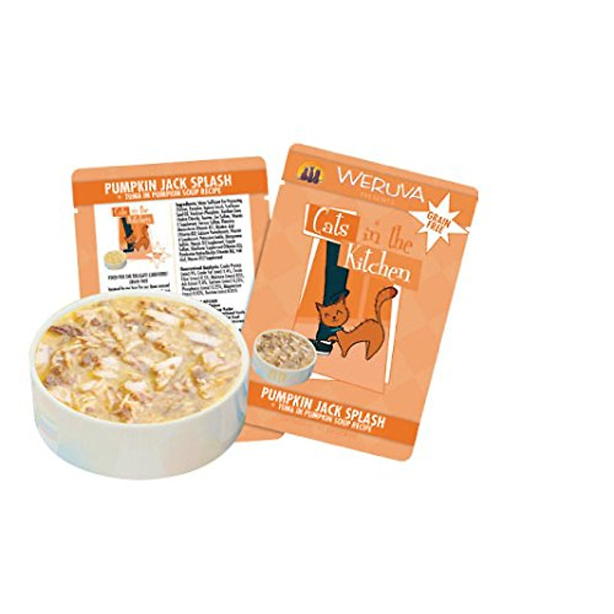 Weruva Cats in The Kitchen, Pantry Party Pouch Variety Pack in Gravy Cat Food, 3oz Pouch (Pack of 12)