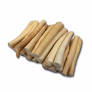 Top Dog Chews - Cow Tails (25 Pack), High-Protein Dog Treats, 100% Naturally Sourced Dog Chew from Free Range Grass-Fed Cattle, Beef Bull Puppy Treats