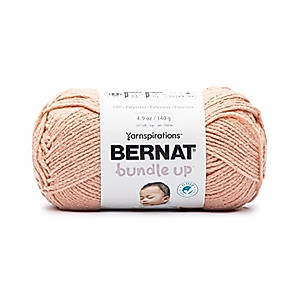 Bernat Bundle Up Apricot Yarn - 3 Pack of 141g/5oz - Polyester - 4 Medium (Worsted) - 267 Yards - Knitting, Crocheting & Crafts