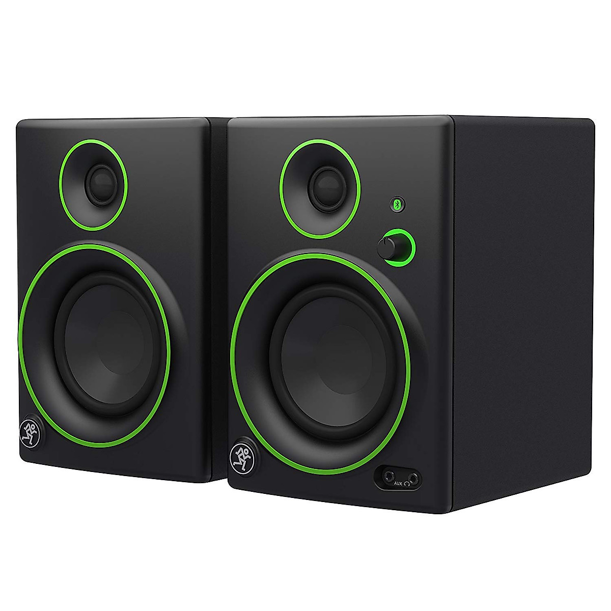 Mackie Studio Monitor, Black w/Green Trim, 4-inch (CR4BT)