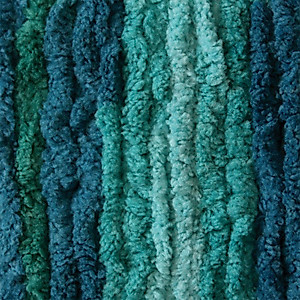 Bernat Blanket Yarn - Big Ball (10.5 oz) - 2 Pack with Pattern Cards in Color (Tidepool)