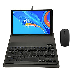 10.1 Inch 2 in 1 Tablet, Deca Core CPU, 6GB RAM, 128GB ROM, 1960x1080 HD Touchscreen, Dual Cabinet Speakers, with Keyboard, 100‑240V (US Plug)