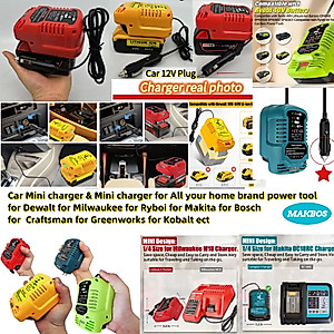 for Ryobi for Dewalt Battery Adapter Converter,Replacement for Dewalt 20V Battery,for Dewalt 20V Cordless Power Tool Adaptor,Work for DEWALT 20V MAX Cordless Drill/Impact Driver Cordless Tool