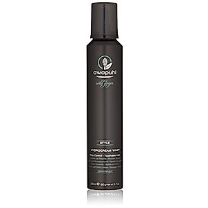 Paul Mitchell Awapuhi Wild Ginger HydroCream Whip Mousse, Frizz Control, Touchable Hold, For All Hair Types, 6.7 oz.