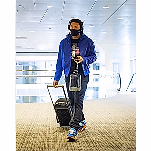 Student 1 Gallon Large Capacity Water Bottle with Time Marker, Reusable, Motivational, Leak-proof, BPA Free Sports Water Jug for Fitness, Gym, Running, Office, Home, Outdoor Sports, Cycling, Camping