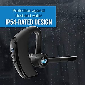 BlueParrott M300-XT Noise Cancelling Hands-Free Mono Bluetooth Headset for Mobile Phones with up to 14 Hours of Talk Time for On-The-Go Mobile Professionals & Drivers (Renewed)
