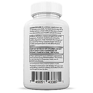 Justified Laboratories (3 Pack) Fungus Clear Max Pills 40 Billion CFU Probiotic Supports Strong Healthy Natural Clear Nails 180 Capsules