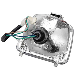 HIAORS Chinese ATV Quad Headlight Head Light Lamp Assembly for Taotao 3050C Coolster SunL 50cc 70cc 90cc 110cc 125cc 150cc Peace Mini Dinosaur Four Wheeler Parts