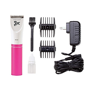 Cricket Stylist Xpressions Professional Stylist Electric Hair Trimmer Clipper Rechargeable Cordless for Men and Women, Paparazzi Pink