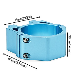 Genmitsu 65mm Diameter Aluminum CNC Spindle Holder Spindle Mount for Genmitsu 4040-PRO, 3020-PRO MAX V2, 3030-PROVer MAX CNC Machine and Genmitsu Aluminum Z Axis Assembly V2 Kits